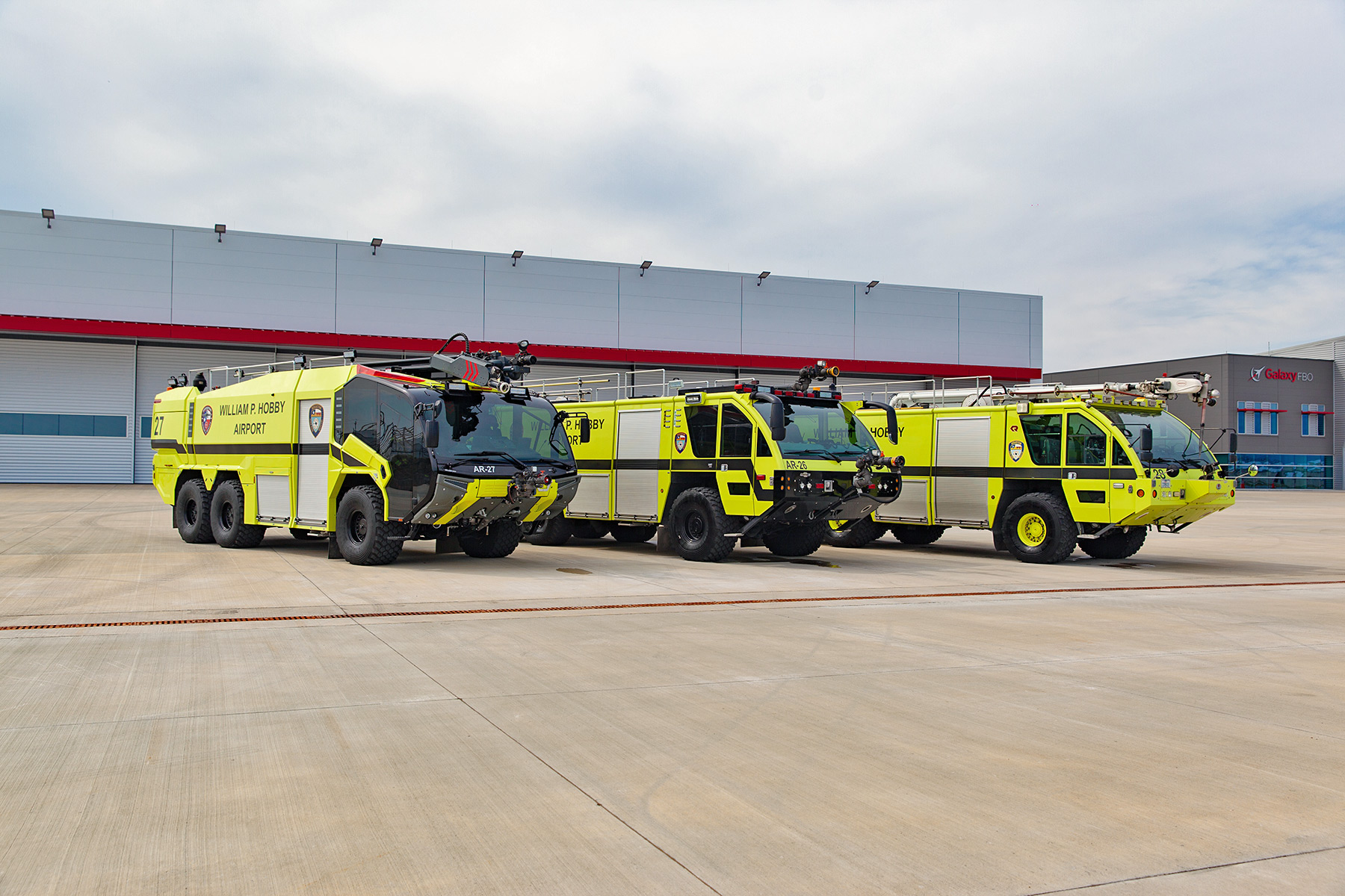 HOU Station 81 ARFF Visits Galaxy FBO - Galaxy FBO | Galaxy FBO